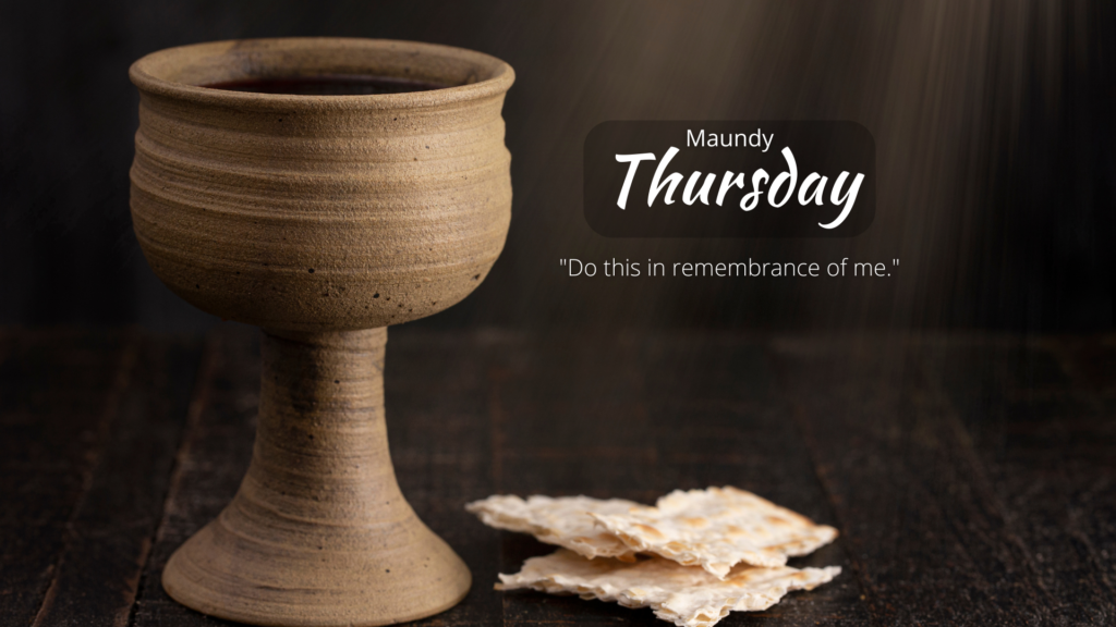 Bulletins - Maundy Thursday - Hope Lutheran Church, LCMS
